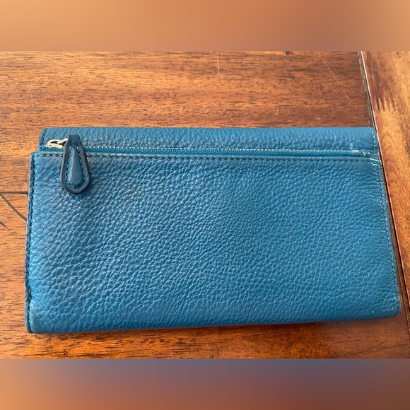 Coach | Bags | Coach Wallet In Teal | Poshmark